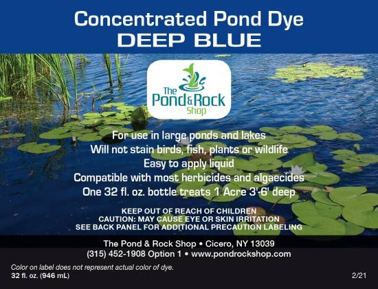 PRS Concentrated Deep Blue Pond Dye - Liquid - 1 Quart | The Pond ...